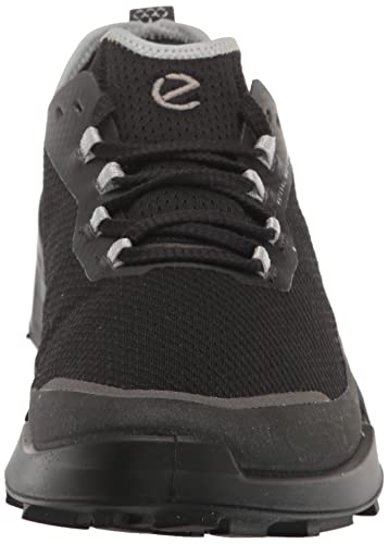 ECCO Men's Biom 2.1 Low Textile Trail Running Shoe, Black/Black/Magnet, 8-8.5