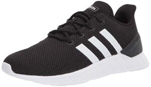 adidas men's questar flow nxt running shoe, black/white/black, 11