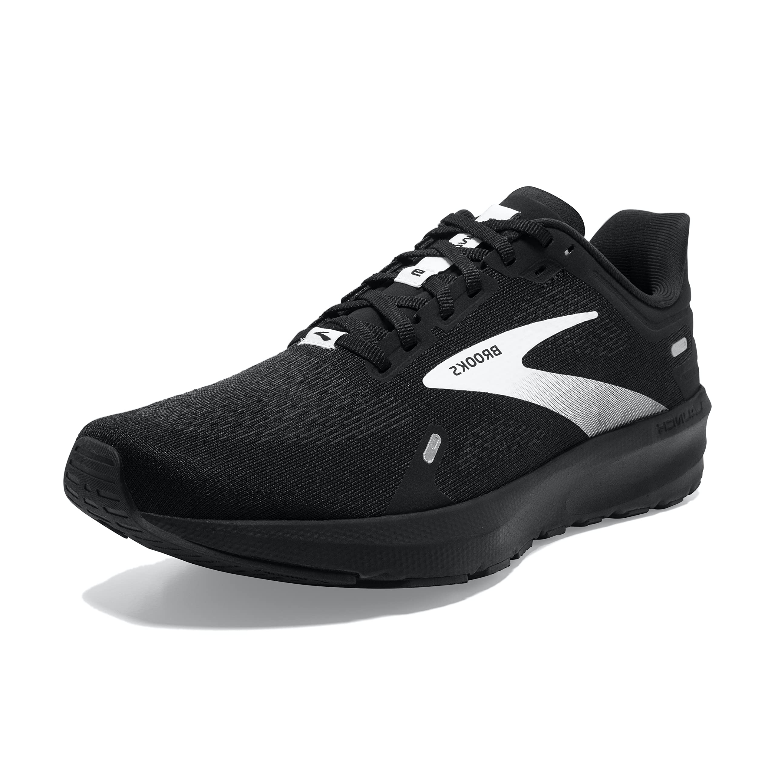 Brooks Men’s Launch 9 Neutral Running Shoe - Black/White - 10 Wide