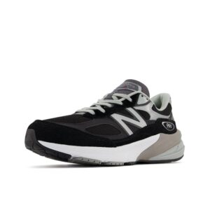 new balance men's fuelcell 990 v6 sneaker, black/black, 12 wide