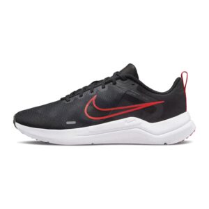 nike mens downshifter 12 running trainers, black/white-dk smoke grey, 8.5 m us