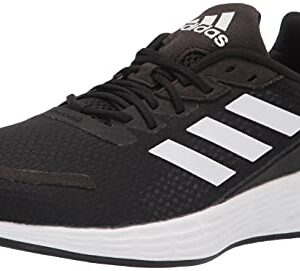 adidas Men's Duramo SL Trail Running Shoe, Black/White/Black, 14