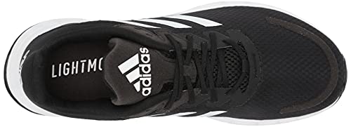 adidas Men's Duramo SL Trail Running Shoe, Black/White/Black, 14