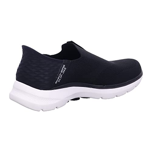 Skechers Men's Gowalk 6 Slip-Ins-Athletic Slip-On Walking Shoes | Casual Sneakers with Memory Foam, Black/White, 11 X-Wide