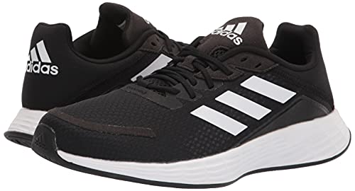 adidas Men's Duramo SL Trail Running Shoe, Black/White/Black, 14