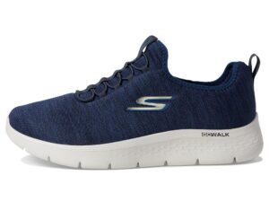 skechers men's gowalk flex-athletic slip-on casual walking shoes with air cooled foam sneakers, navy/blue 2, 9