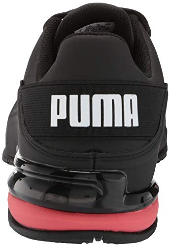 PUMA Men's VIZ RUNNER WIDE Sneaker, Puma Black-Puma White, 10.5