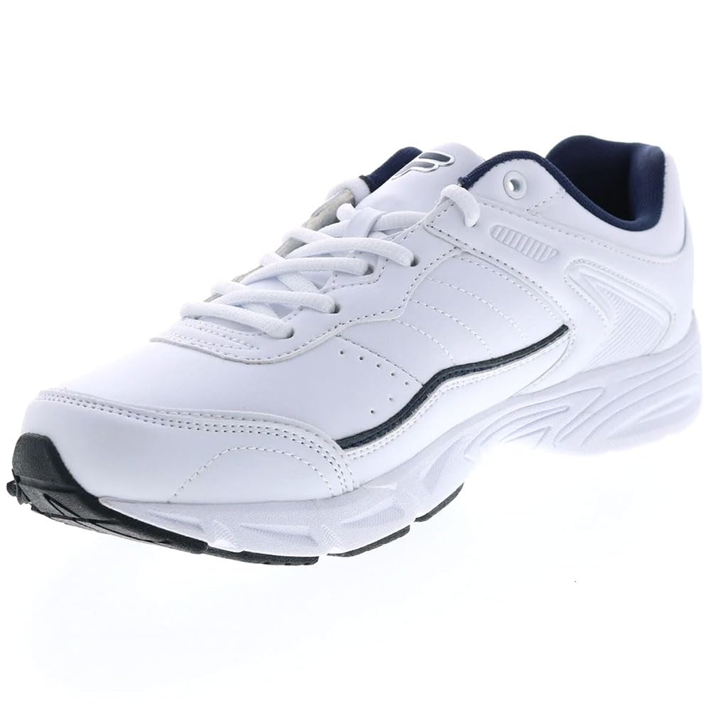 Fila Men's Memory sportland-m, White Navy/Metallic Silver, 9 M US