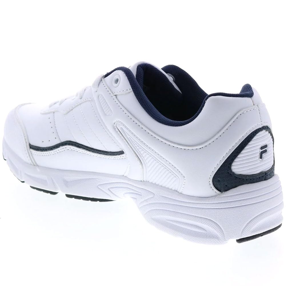 Fila Men's Memory sportland-m, White Navy/Metallic Silver, 9 M US