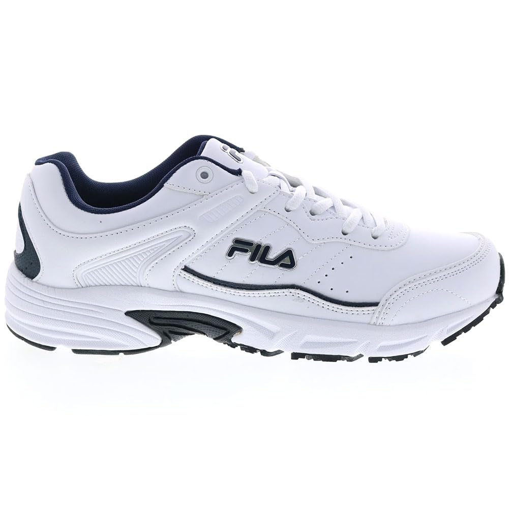 Fila Men's Memory sportland-m, White Navy/Metallic Silver, 9 M US