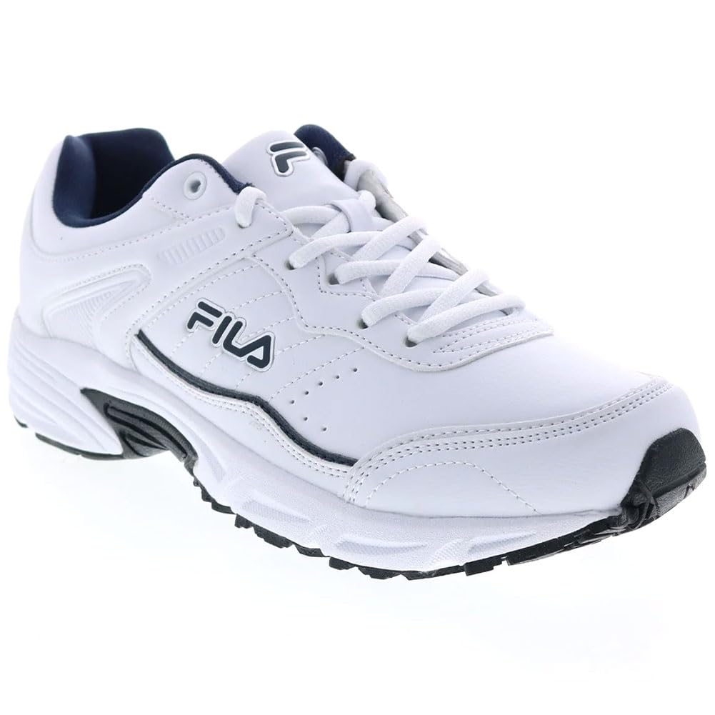 Fila Men's Memory sportland-m, White Navy/Metallic Silver, 9 M US