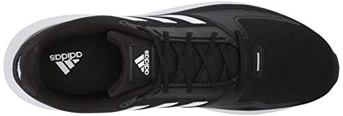 adidas mens Runfalcon 2.0 Running Shoe, Black/White/Grey, 8 US