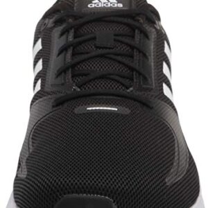 adidas mens Runfalcon 2.0 Running Shoe, Black/White/Grey, 8 US