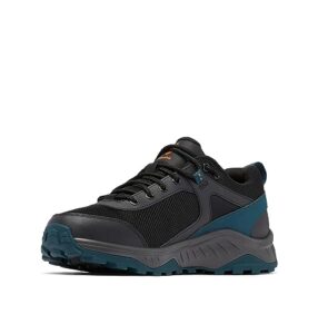 columbia men's trailstorm ascend waterproof, black/night wave, 14