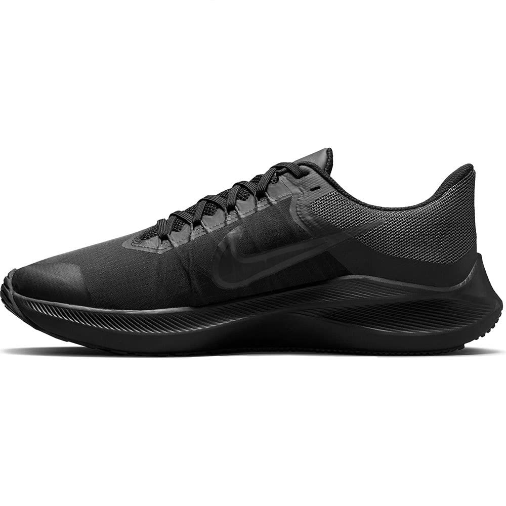 Nike mens Winflo 8 Running CW3419-002 Shoes, Black/Dk Smoke Grey-smoke Grey, 9.5