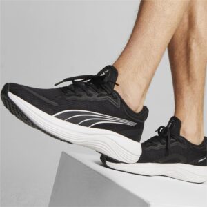 PUMA Men's SCEND PRO Sneaker, Puma Black-Puma White, 10.5