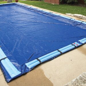 Blue Wave BWC960 Gold 15-Year 16-ft x 36-ft Rectangular In Ground Pool Winter Cover,Royal Blue