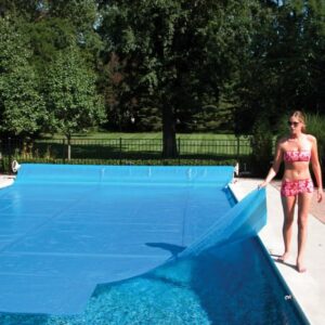 Sun2Solar Blue 12-Foot-by-28-Foot Rectangle Solar Cover | 800 Series Style | Heat Retaining Blanket for In-Ground and Above-Ground Rectangular Swimming Pools | Use Sun to Heat Pool | Bubble-Side Down…