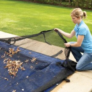 Blue Wave 16-ft x 24-ft Rectangular Leaf Net In Ground Pool Cover