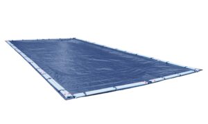 pool mate 471632r-pm commercial-grade rip-shield winter in-ground cover, 16 x 32-ft. pool, dazzling blue