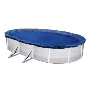 blue wave bwc924 gold 15-year 16-ft x 25-ft oval above ground pool winter cover,royal blue