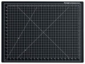 dahle vantage 10672 self-healing cutting mat, 18"x24", 1/2" grid, 5 layers for max healing, perfect for crafts & sewing, black