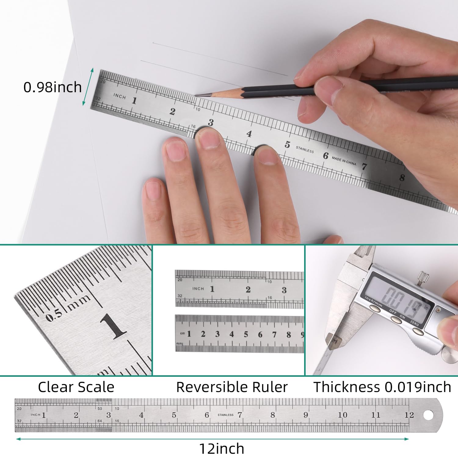 Rotary Cutter Set, Rotary Cutter for Fabric, 40 Pcs Fabric Cutter Wheel Kit, with A4 Self Healing Mat, 1 Craft Knife, Steel Rule, 2 Different Models Exacto Knifefor Sewing, Quilting, Crafts Fabric