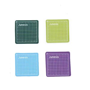 4pieces mini cutting pad self healing craft mat small sewing cutting mat non-slip mini cut board for scrapbooking quilting sewing accessories