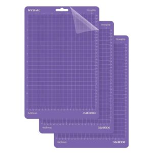 doohalo cutting mat for cricut joy xtra 3 pack replacement variety standard grip light grip strong grip adhesive cut mats