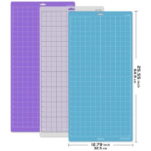 ReArt Cutting Mat Variety for Silhouette Cameo 4/3/2/1-3 Packs 12” x 24” Strong, Standard, Light Grip Adhesive Cut Mat