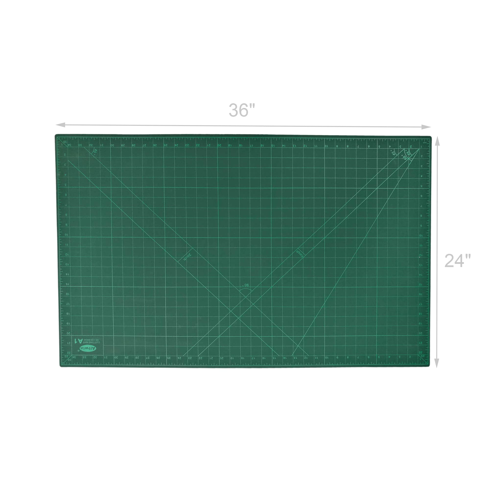 FixtureDisplays 23 x 35" Vantage Cutting Mat Green 18150-23X35-NPF