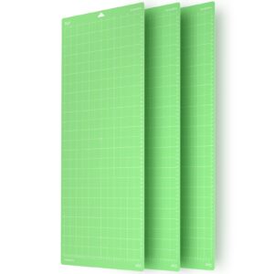 diyit standardgrip cutting mat for cricut maker 3/maker/explore 3/air 2/air/one(3 mats), standard grip cutting mats 12x24 inch for diy projects