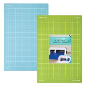 cricut joy xtra cutting machine mat bundle - beginner materials for cricut joy xtra cutting machine, replacement standard grip and light grip mats, adhesive mat for cutting vinyl and paper crafts