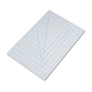 x-acto products - x-acto - self-healing cutting mat, nonslip bottom, 1" grid, 12 x 18, gray - sold as 1 each - self-healing protective pvc surface. - one inch grid pattern for accuracy when cutting. - nonslip bottom.