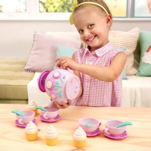 Battat- Play Circle- Singing Teapot – Toy Food – Pretend Play- Kitchen Set – 3 years + (17 Pcs)