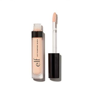 e.l.f. lip plumping gloss, soothes, shimmer, peach bellini, 0.09 ounce