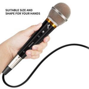 Marengo Handheld Dynamic Microphone for Karaoke Singing, Wired XLR Microphone with On and Off Switch and 13ft Detachable XLR Cable