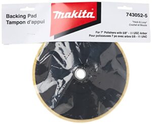 makita - 7 hook and loop back up pad (743052-5)