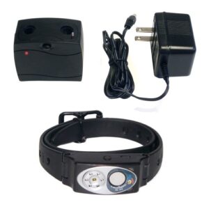 high tech pet humane contain rx-10kit multi-function collar with charger and ac adapter for x-10 dog fence system