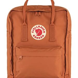 Fjällräven Kånken Backpack for Men, and Women - Lightweight Rugged Vinylon Fabric, Dual Top Handles with Snap Closure, and Classy Look Terracotta Brown One Size One Size