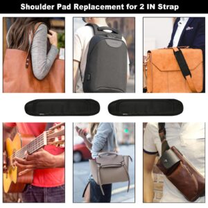 Cosmos 2 Pcs Shoulder Strap Pad Backpack Straps Pads Universal Cushion Shoulder Pad Replacement for Laptop Bag, Messenger Bag, Travel Duffel Bag, Guitar Bag/Car Seat Shoulder Strap Bag Strap Padding