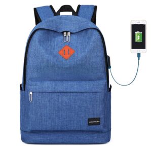 lacattura college backpack, water resistant laptop rucksack