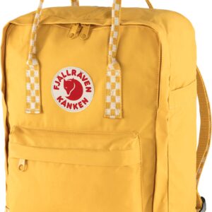 Fjällräven Kånken Ochre/Chess Pattern One Size