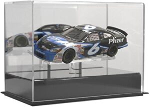 sports memorabilia 1:24 die-cast display with platform - nascar display cases no logo ''case only''