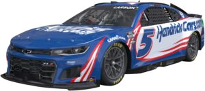 salvinos j r model 1/24 nascar 2023 camaro zl1 hendrix motor sport kyle larson hendrickcars.com color plastic model sjmhmc2023klp