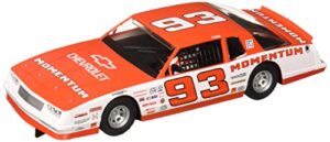 scalextric chevrolet monte carlo 1986#93 1:32 slot race car c3949, red & white