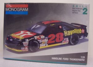 monogram #2430 #28 davey allison havoline thunberbird 1/24 sc model kit