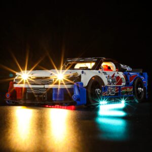 geament led light kit compatible with lego nascar next gen chevrolet camaro zl1 - for technic 42153 model set (model set not included)