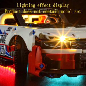 GEAMENT LED Light Kit Compatible with Lego NASCAR Next Gen Chevrolet Camaro ZL1 - for Technic 42153 Model Set (Model Set Not Included)