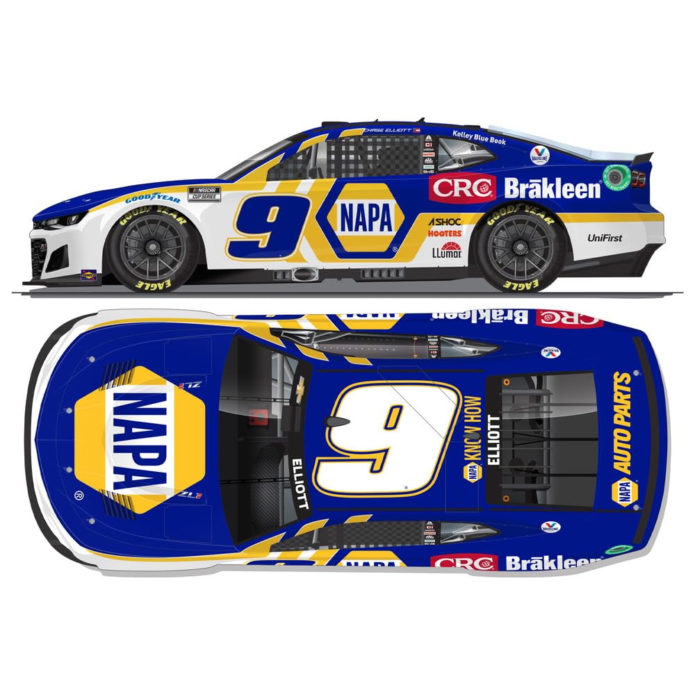 Lionel Racing Chase Elliott 2022 NAPA/CRC Brakleen Diecast Car 1:64 Scale